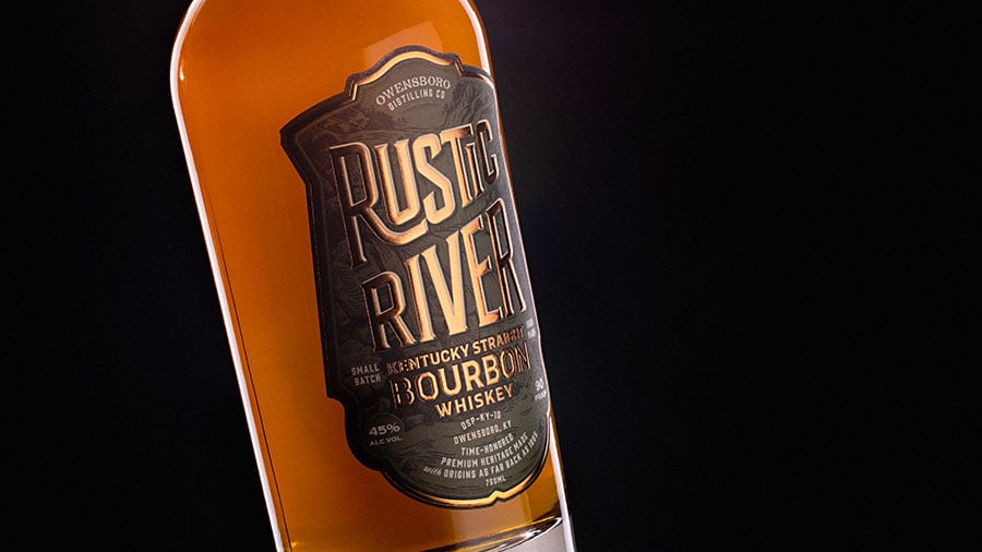 Rustic River Bourbon Packaging Design for a Modern Audience | Moxie Sozo